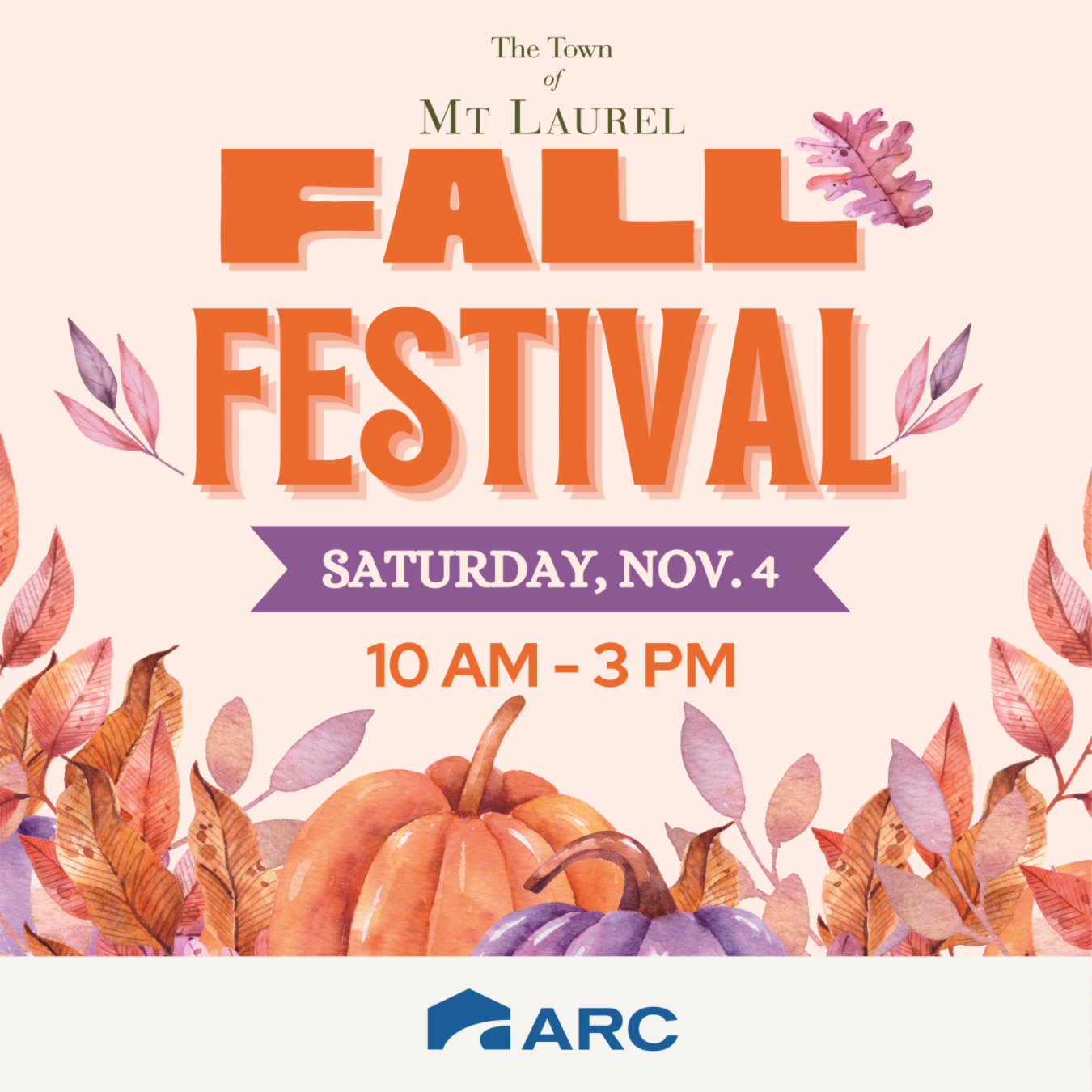 2023 Fall Festival - Save the Date - The Town Of Mt Laurel